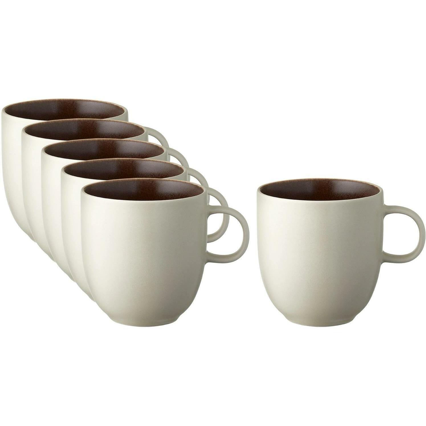 Studio Round Teetasse North 330 ml, 6 Stück, Braun - Galaxus