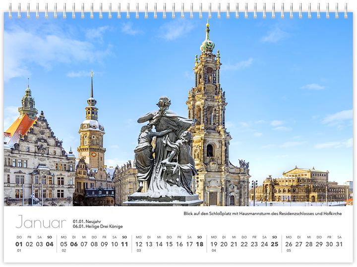 K4 Kalender Dresden Elbflorenz kompakt 2026 - kaufen bei Galaxus