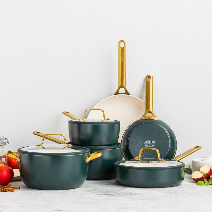 Greenpan Pfanne (Bratpfanne, Kochtopf, Pfannenset + Topfset, Aluminium ...
