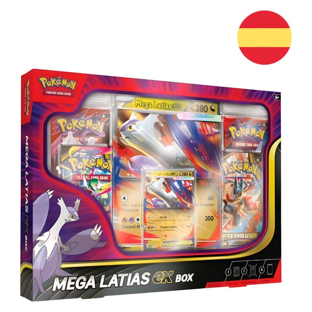 Pokémon Spanish Pokemon Mega Latias Blister set of collectible cards ...
