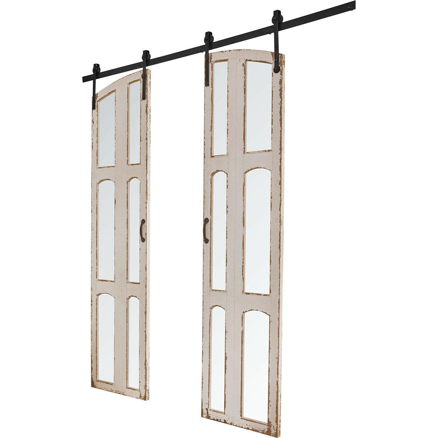 Loberon Doppelschiebetür Chantivaux antikweiss - buy at Galaxus