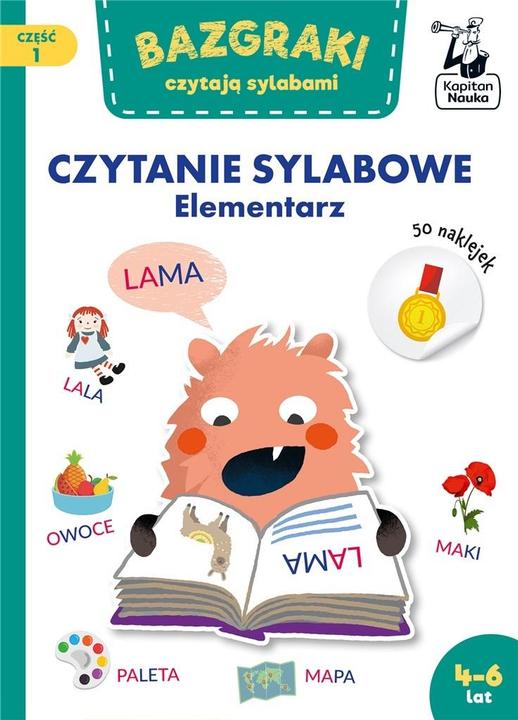 Kapitan Nauka Captain Science Scribblers lesen in Silben Primer