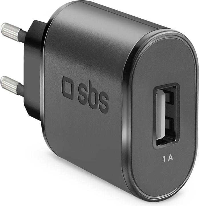 SBS Travel charger 100/250V 1000 mAh black - kaufen bei Galaxus - Galaxus