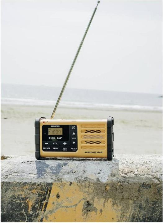 Sangean MMR-88 DAB+ (USB-C) gelb Notfall/Kurbel/Solar Radio - Galaxus