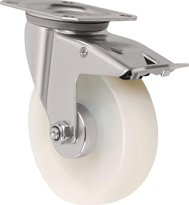 Tecwerk Swivel castor wheel dm 200 mm load cap. 350 kg with total ...