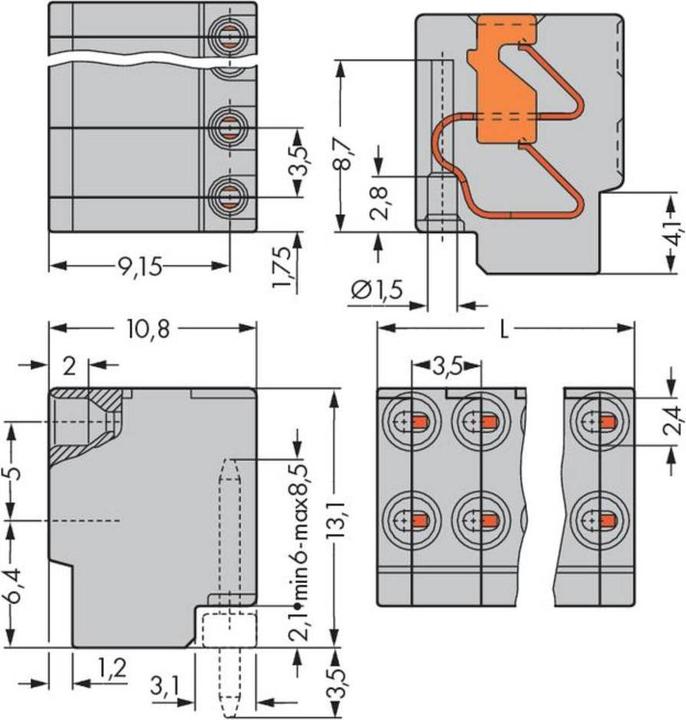 Wago 2-wire female multipoint connector - buy at Digitec