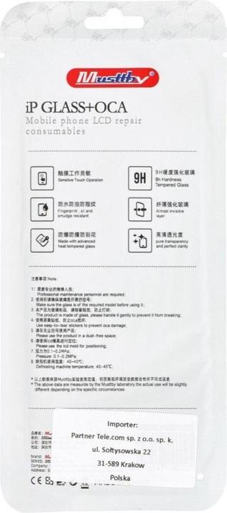 Samsung LCD display! Musttby MUSTTBY front glass + OCA IPHONE 12 mini ...
