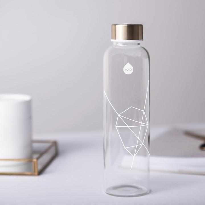 Myequa Trinkflasche Glas Mismatch Weiss - kaufen bei Galaxus - Galaxus