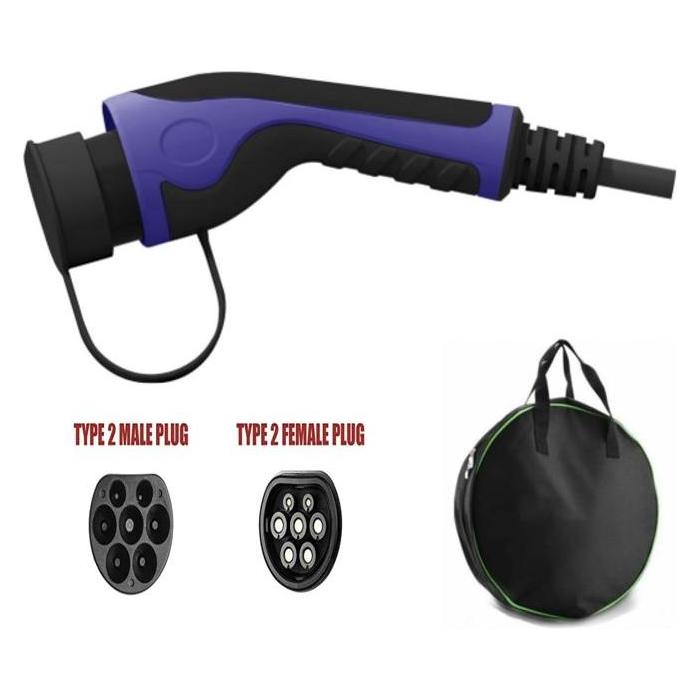 Helos E-Auto-Ladekabel, Typ 2, TÜV, 3-phasig, 32 A, 22 kW, 5m - Digitec