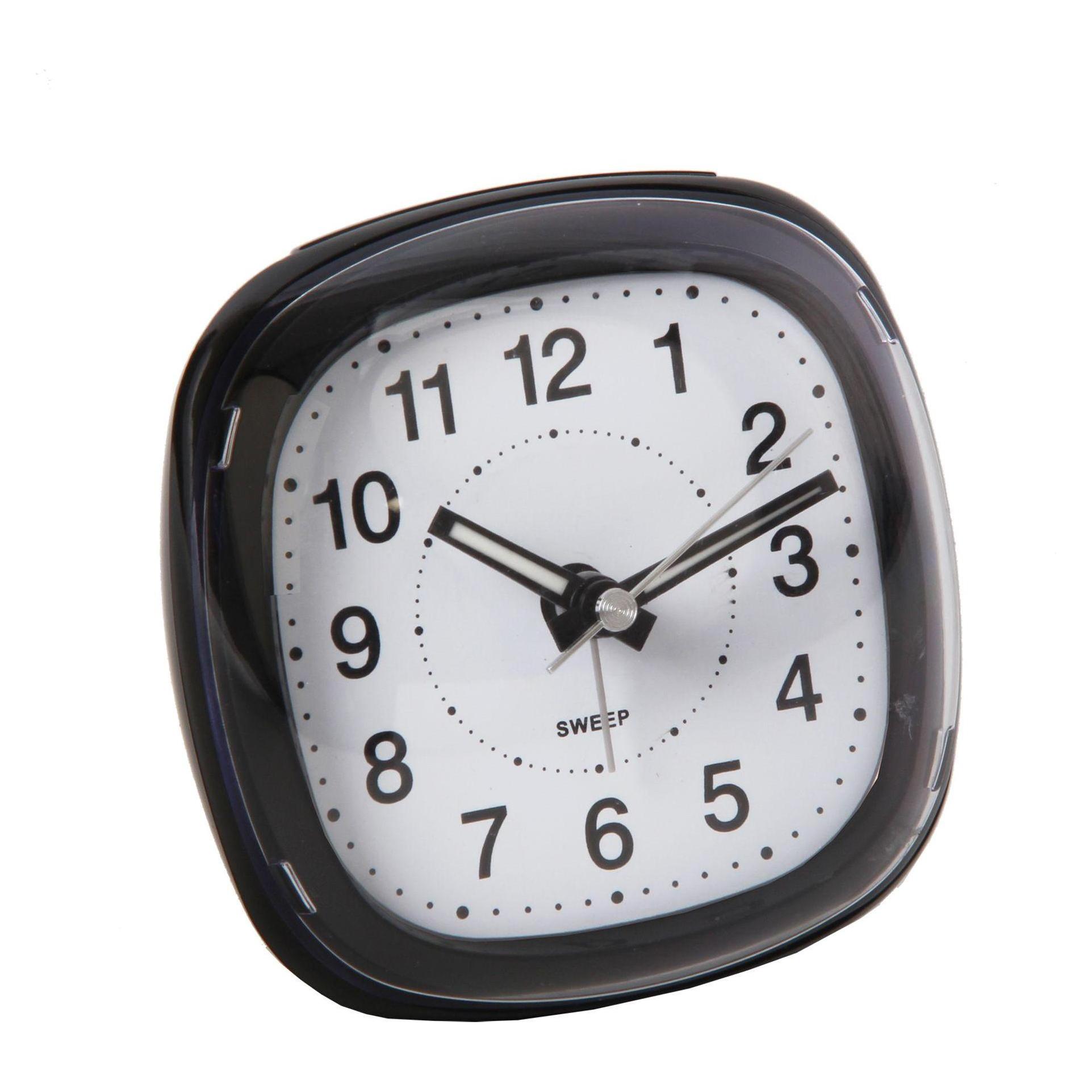 Hometime Wm Widdop Wecker Kuppellinse Sweep Snooze Light Schwarz - Galaxus