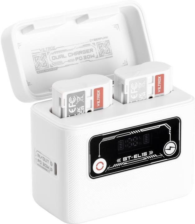 Viltrox Camera Battery Charging Case Power Bank for Nikon EN EL15