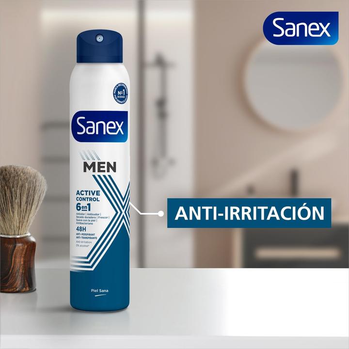 Sanex Men Active Control Deospray, 6x200 ml, 48h Schutz - Galaxus