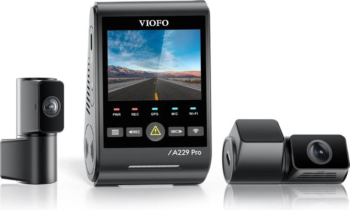 Viofo A229 PRO TELE 3CH (Front + Telephoto + Rear camera + GPS + CPL ...