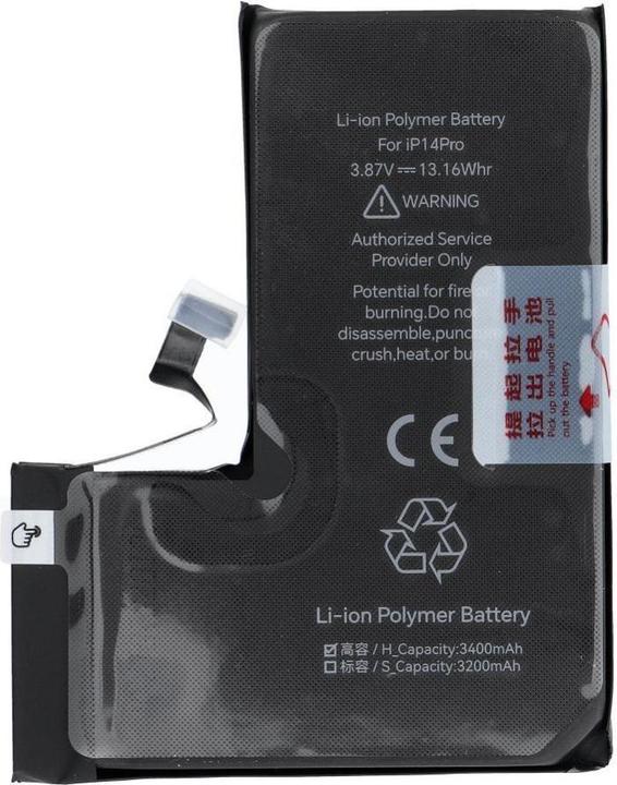 NoName Battery JCID JCID Battery for iPhone 14 Pro 3400 mAh (high ...