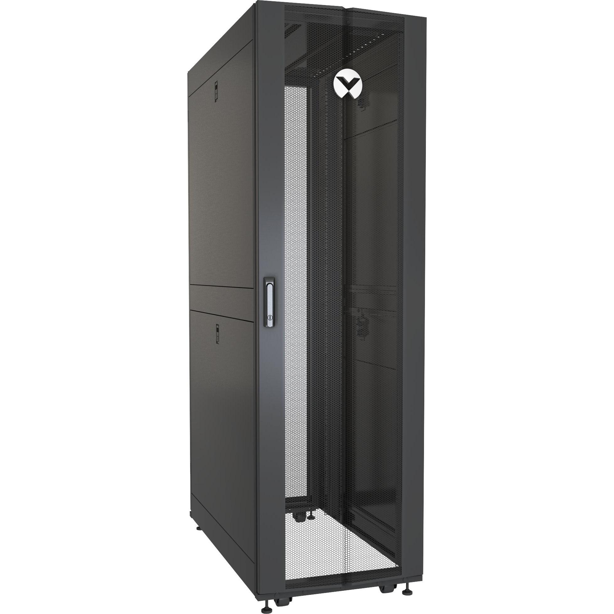 Vertiv VR Rack VR3100 rack cabinet 42U Freestanding rack Black ...