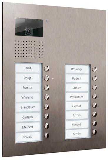 TCS AVU15160-0030 Video color Aussenstation V PUK 16 Tasten 2-spal