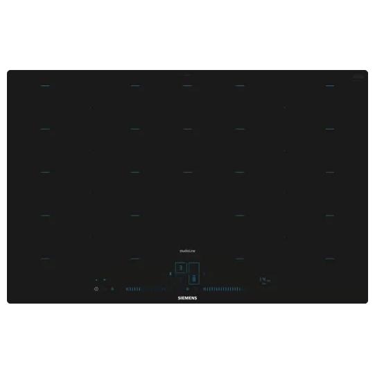Siemens EX808LYV5E iQ700 Induction hob 80 cm Black flush (integrated ...