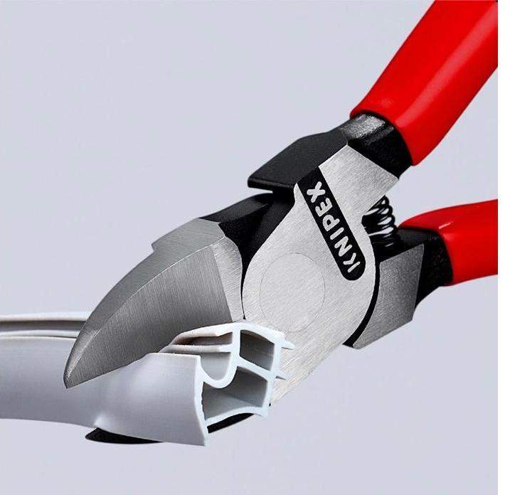 Knipex Plastic side cutters DIN ISO 5743 L.160mm 45deg. threaded w ...