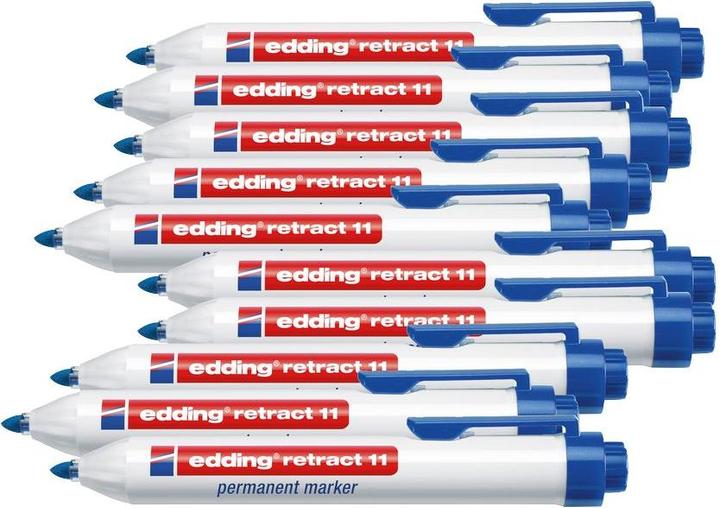 Edding retract 11 Permanentmarker, ohne Kappe, mit Druckmechanik - Digitec