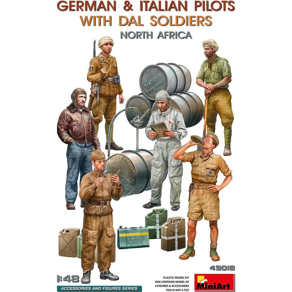 Mini art 1:48 Fig.-Set Dt./Ital. Piloten (6) N.A. - kaufen bei Galaxus