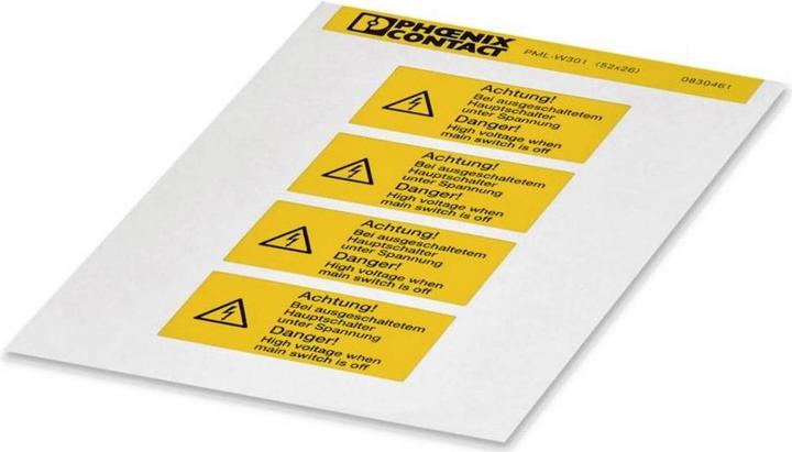 Phoenix Contact Phoenix PML-W301 (52X26) - Terminal block markers - 1 ...