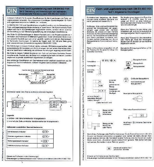 Beuth Form- und Lagetolerierung nach DIN EN ISO 1101 - Galaxus