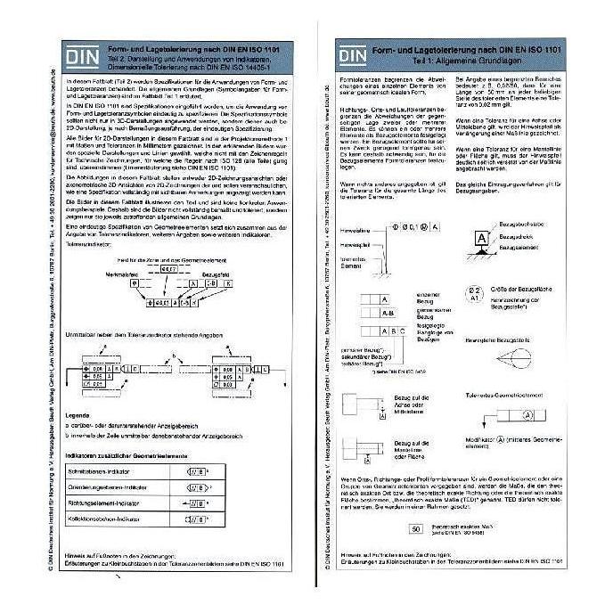 Beuth Form- und Lagetolerierung nach DIN EN ISO 1101 - Galaxus
