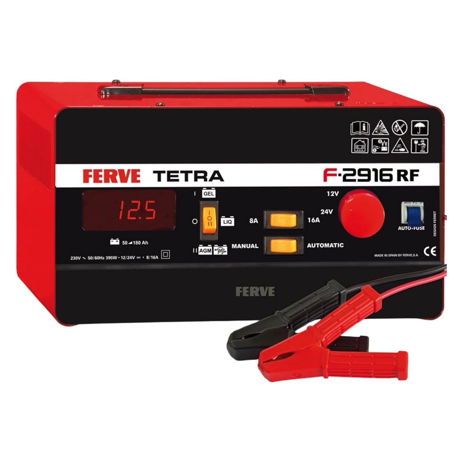 Ferve F-2916 Tetra RF oplader 12-24V 8-16A (12V, 24V, 16 A) - Digitec