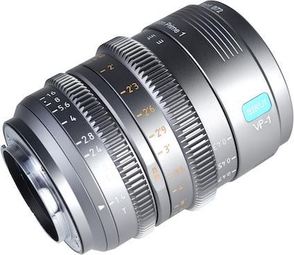 Sirui VP-1-50G VISION PRIME T1.4 Vollformat Cine Lens 50mm grau - Galaxus