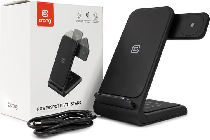 Crong Set GaN Wandladegerät 35W drahtloses Ladegerät PowerSpot Pivot ...