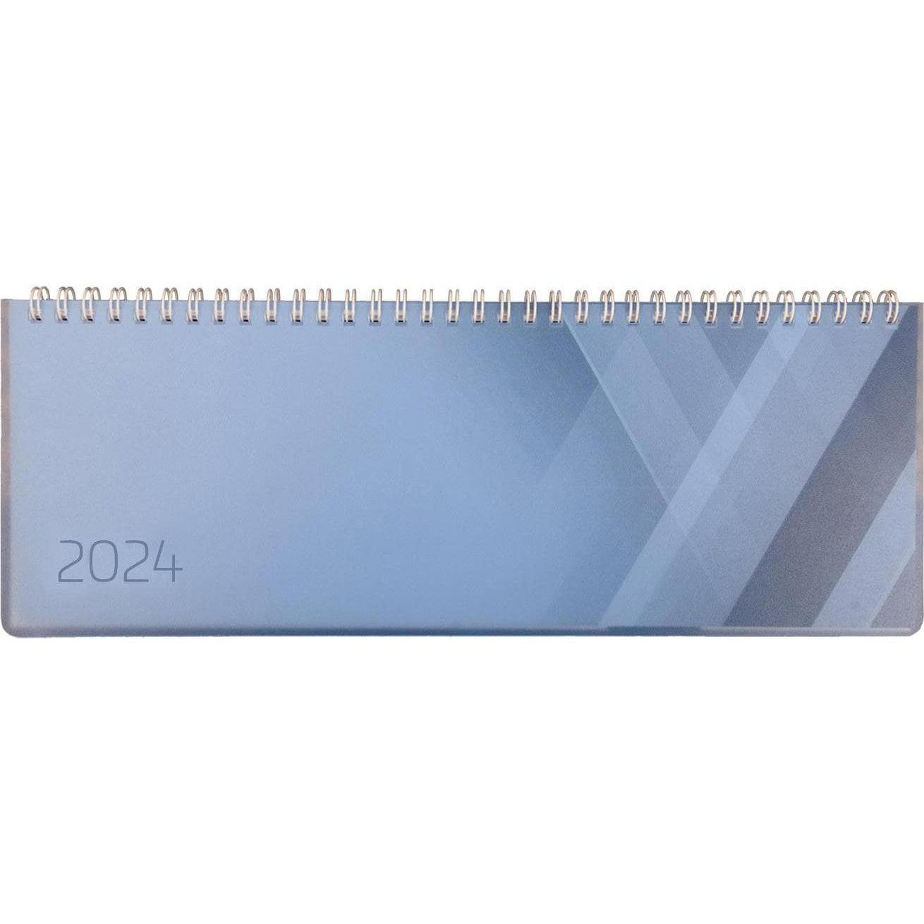 Simplex Querkalender Colors 2024 40655.24 290x105mm,blau,1W/2S - Digitec