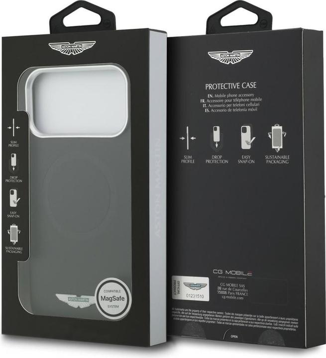 Aston Martin Case HC FW Logo MagSafe for iPhone 17 Pro Max black - Galaxus