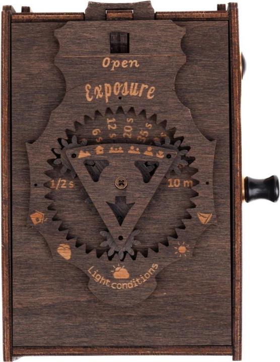 Jollylook Pinhole Mini Instant Film Camera Wood Dark Bru (JLK011) - Galaxus