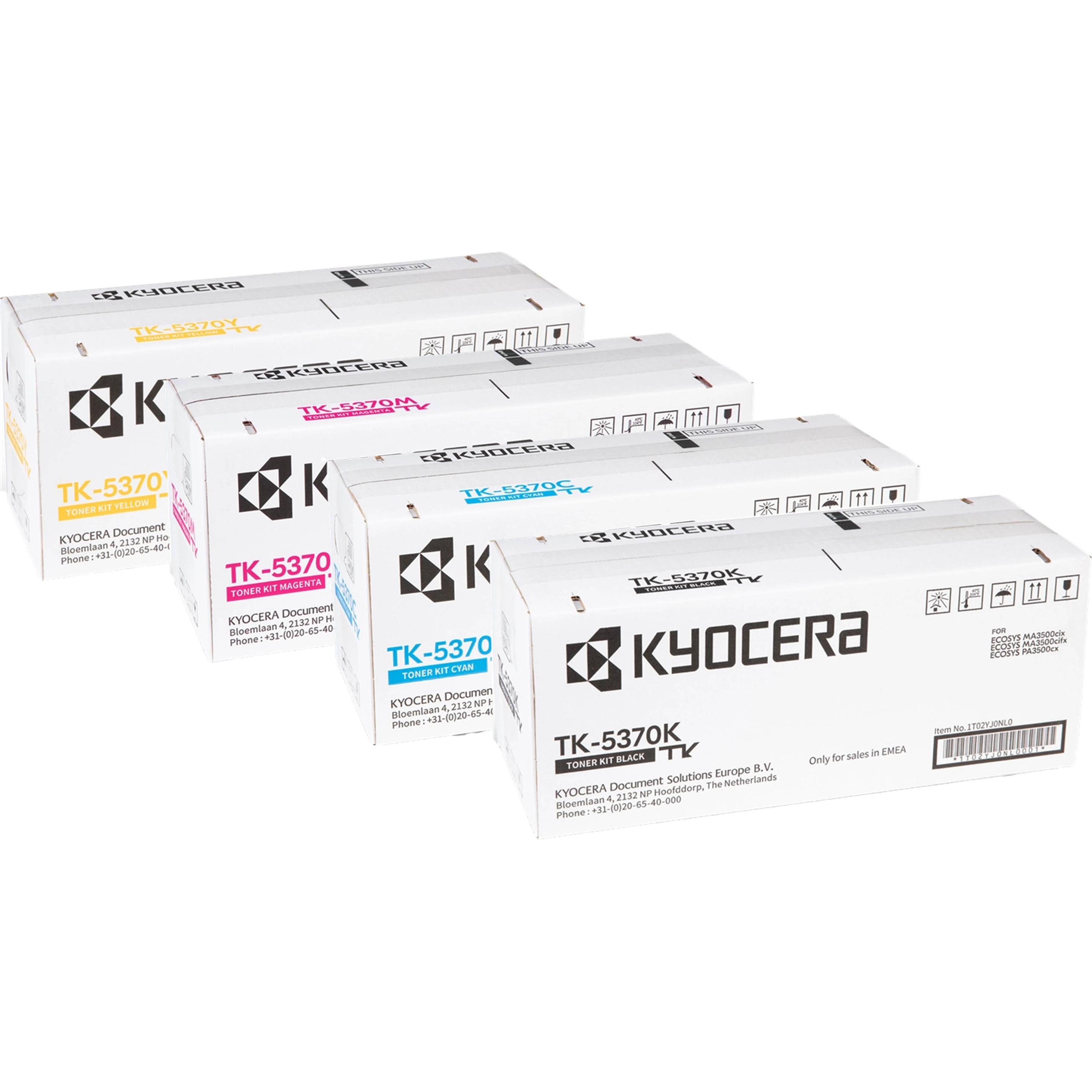 Kyocera Original TK-5370 SET Multipack / Set mit allen vier Farben ...
