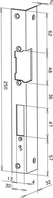 Assa Abloy FF WINKELSCHLIEssBLECH-------08001-04GOLDF. DIN LEFT - Galaxus