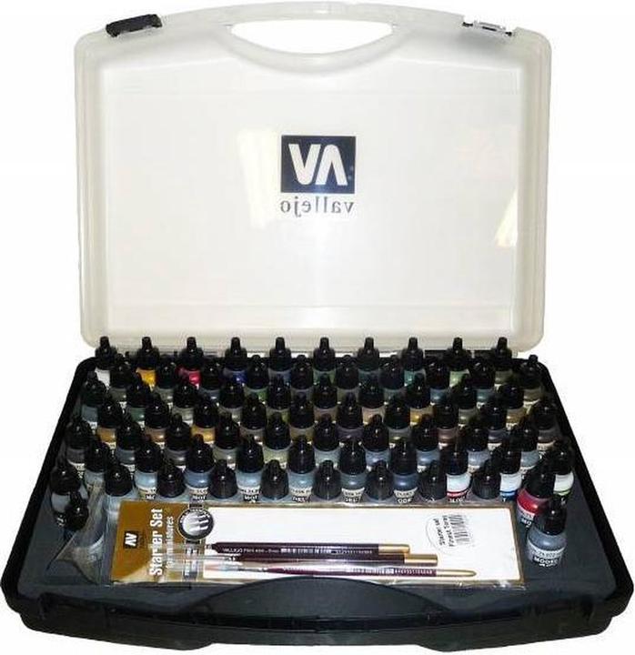 Vallejo Model Color Basic Case #2 - 72 pièces + pinceaux - Galaxus