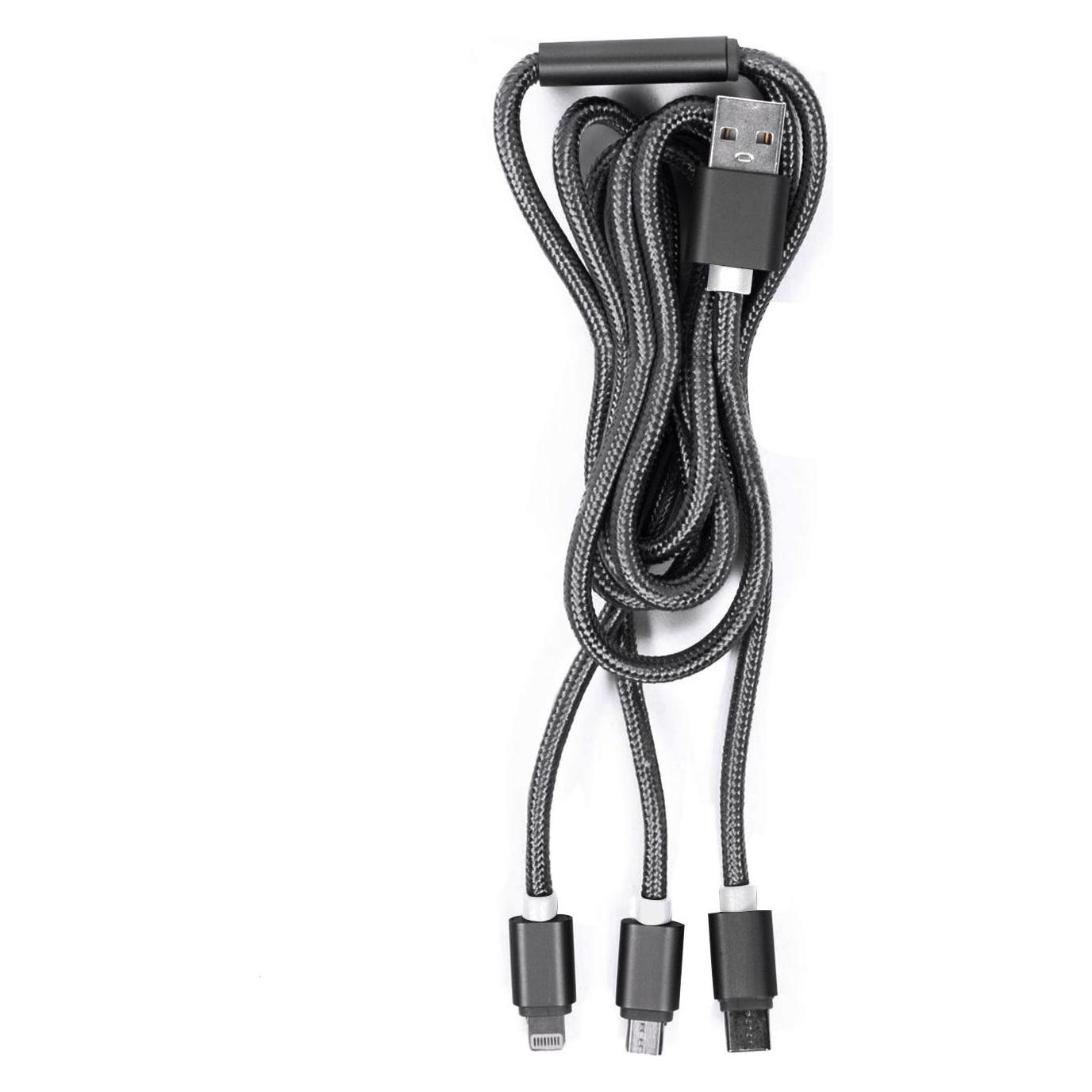 Benson Electric 3in1 Universal USB-Ladekabel, Micro-USB, USB Typ C und ...