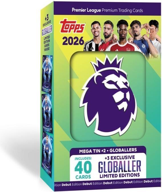 Topps Premier League 2025/26 Trading Cards Mega Tin (Deutsch ...