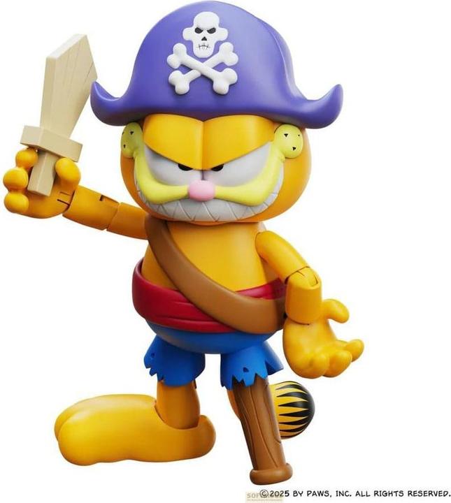 Boss Fight Studio Garfield Actionfiguren 2er-Pack Pirate Garfield and ...