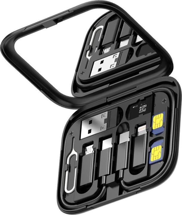 Rixus Multifunction Cable Card USB Adapter Box Kit with Mirror