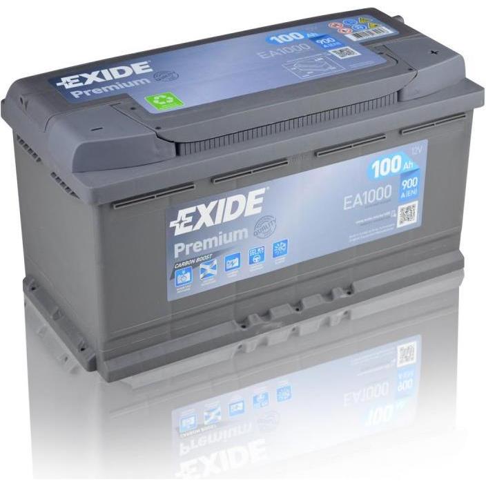 Exide Premium Carbon EA1000 (12 V, 100 Ah, 900 A) - kaufen bei Galaxus