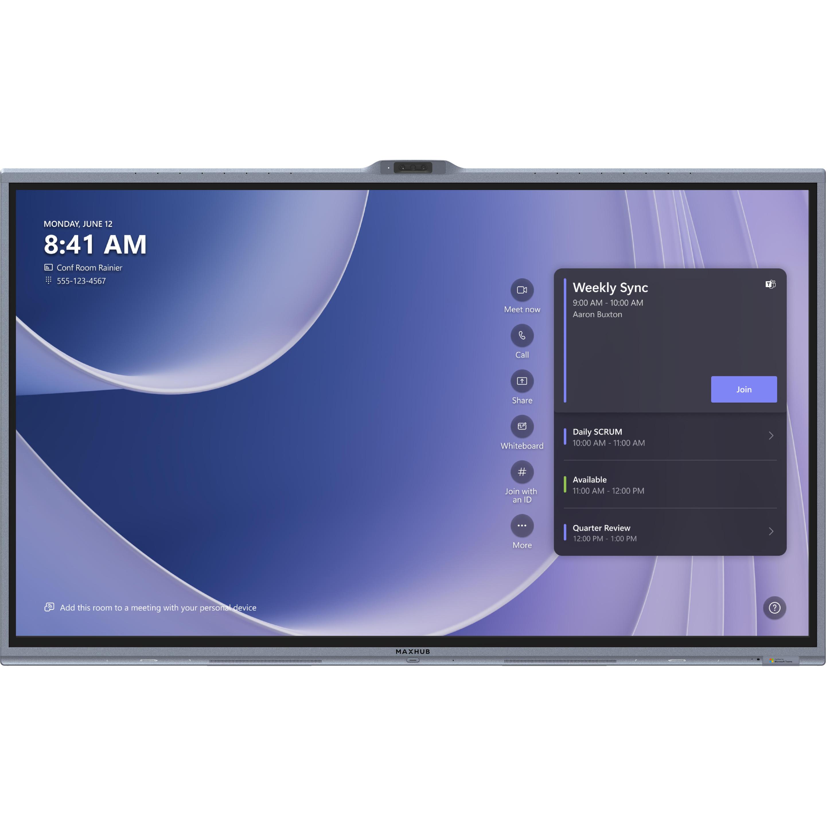 Maxhub V555T 55" MTR Interactive Touch Display (55")