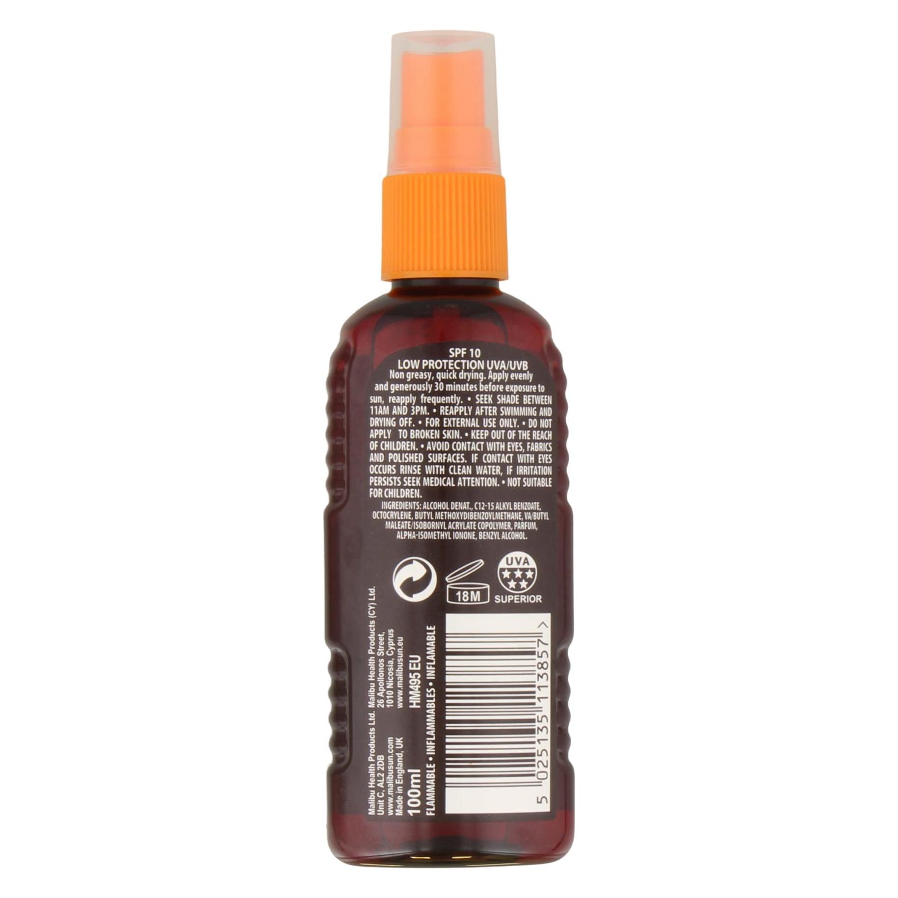 Malibu Dry Oil Spray (Sonnenspray, SPF 100, 100 ml)