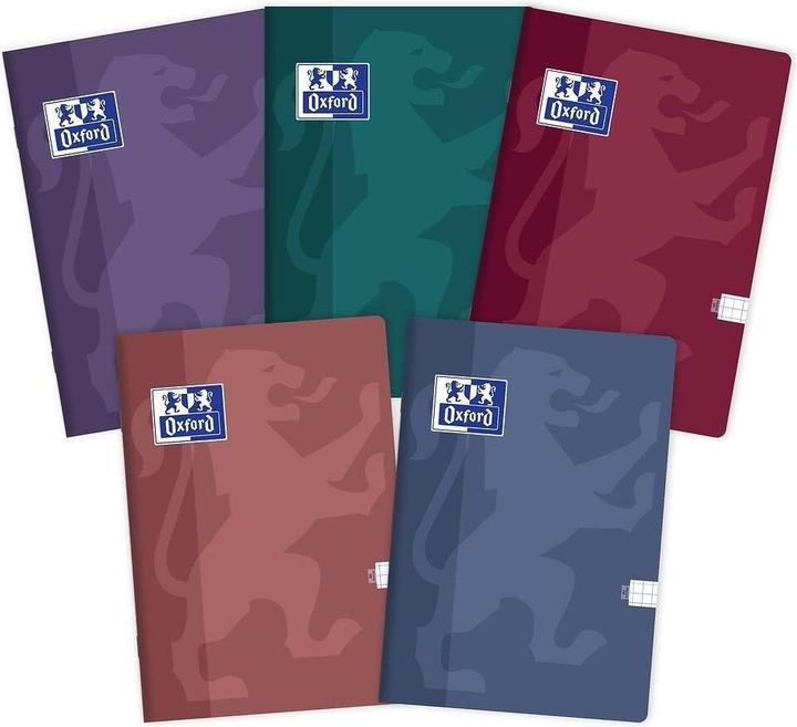 Oxford Notizbuch A4/80K Raster Touch Trend (5 Stück) - Digitec