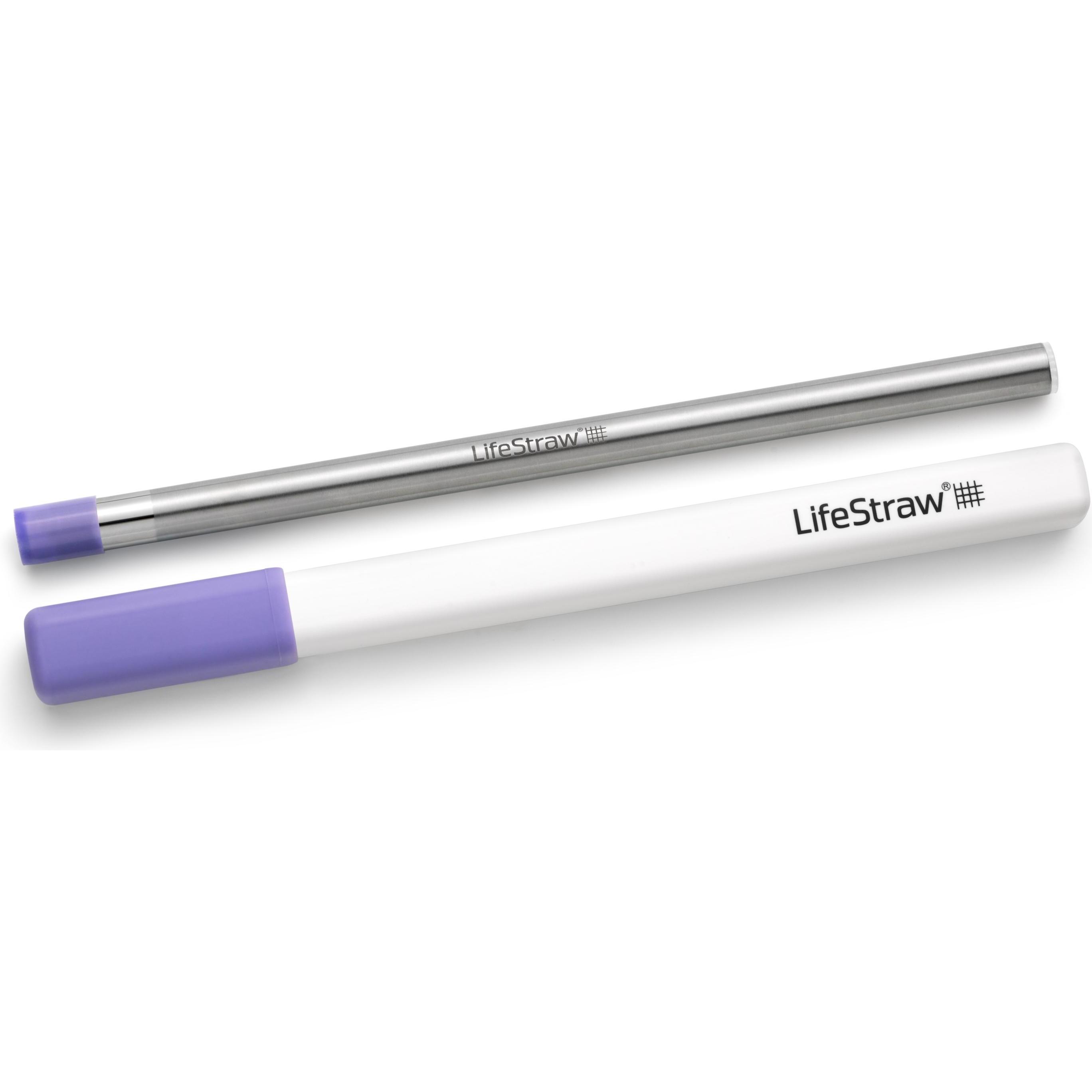 LifeStraw Sip Reusable Stainless Steel Water Filter Drinking Straw with ...