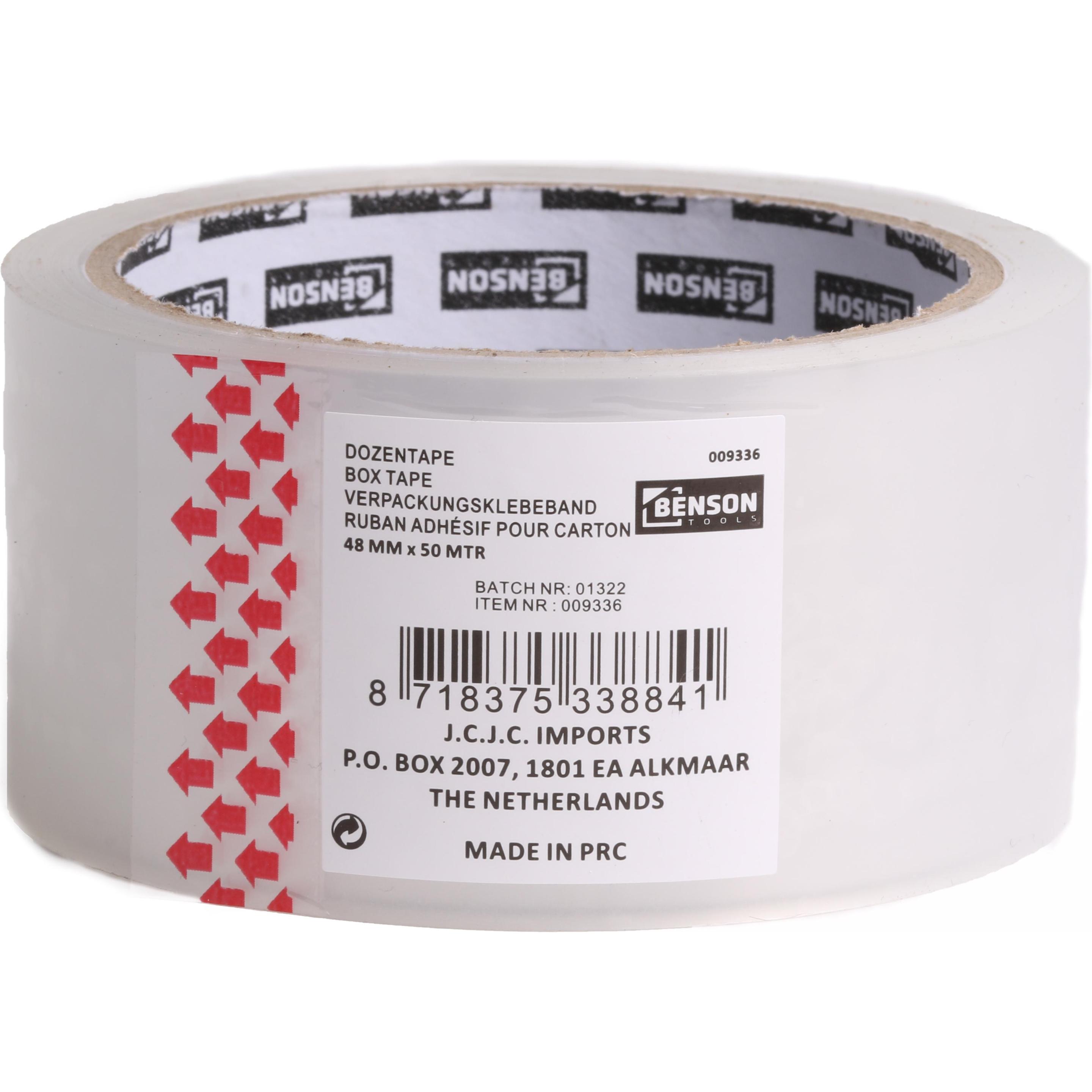 Benson Box tape transparent 50 m x 48 mm promotion - buy at Digitec