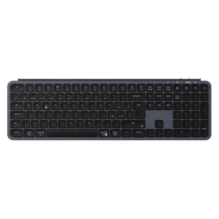 Keychron B6 Pro Wireless Keyboard ISO Layout Italian - Space Gray (PBT ...
