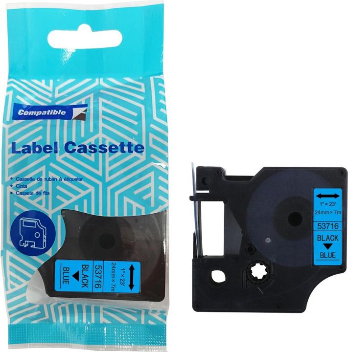 Hermex Alternatives Etikettenband zu Dymo D1 53716 / S0720960 ...