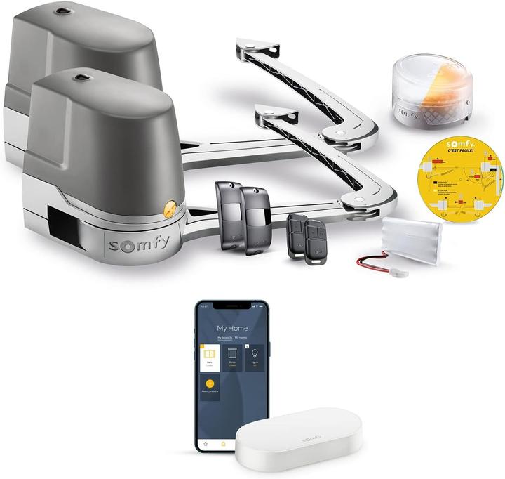 somfy Evolvia Star Gate Motor with Arm, Alexa and Google Home ...