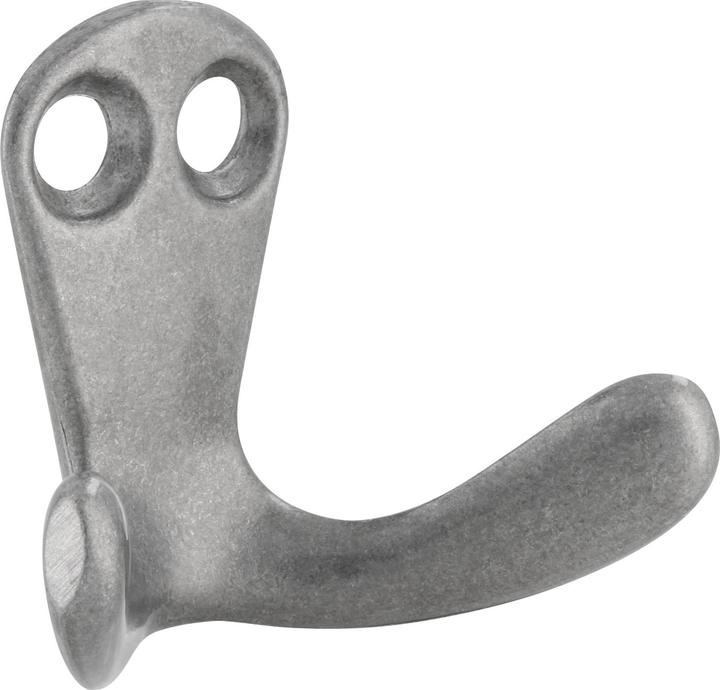 Siro Doppelhaken Hapi Breite 44 mm, Höhe 33 mm, Aluminium poliert - Galaxus